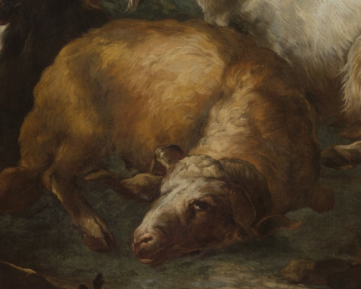 Bétail et chien par Philipp Peter Roos